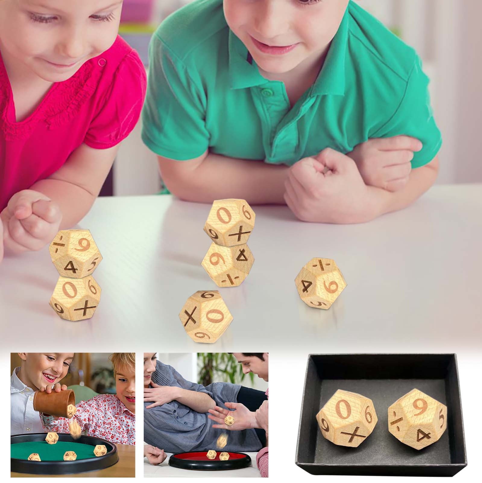 Toy Deals Vsontor Twelve Sided Dice Twelve Sided Addition Subtraction ...