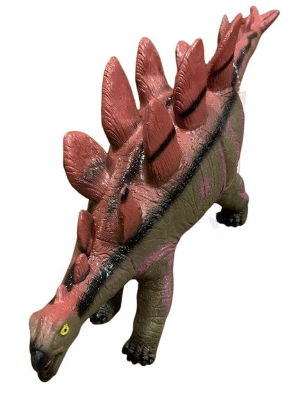 Toy Dinosaur Large Soft Squishy Stegosaurus Figure W/ Sounds. Soft 17 ...