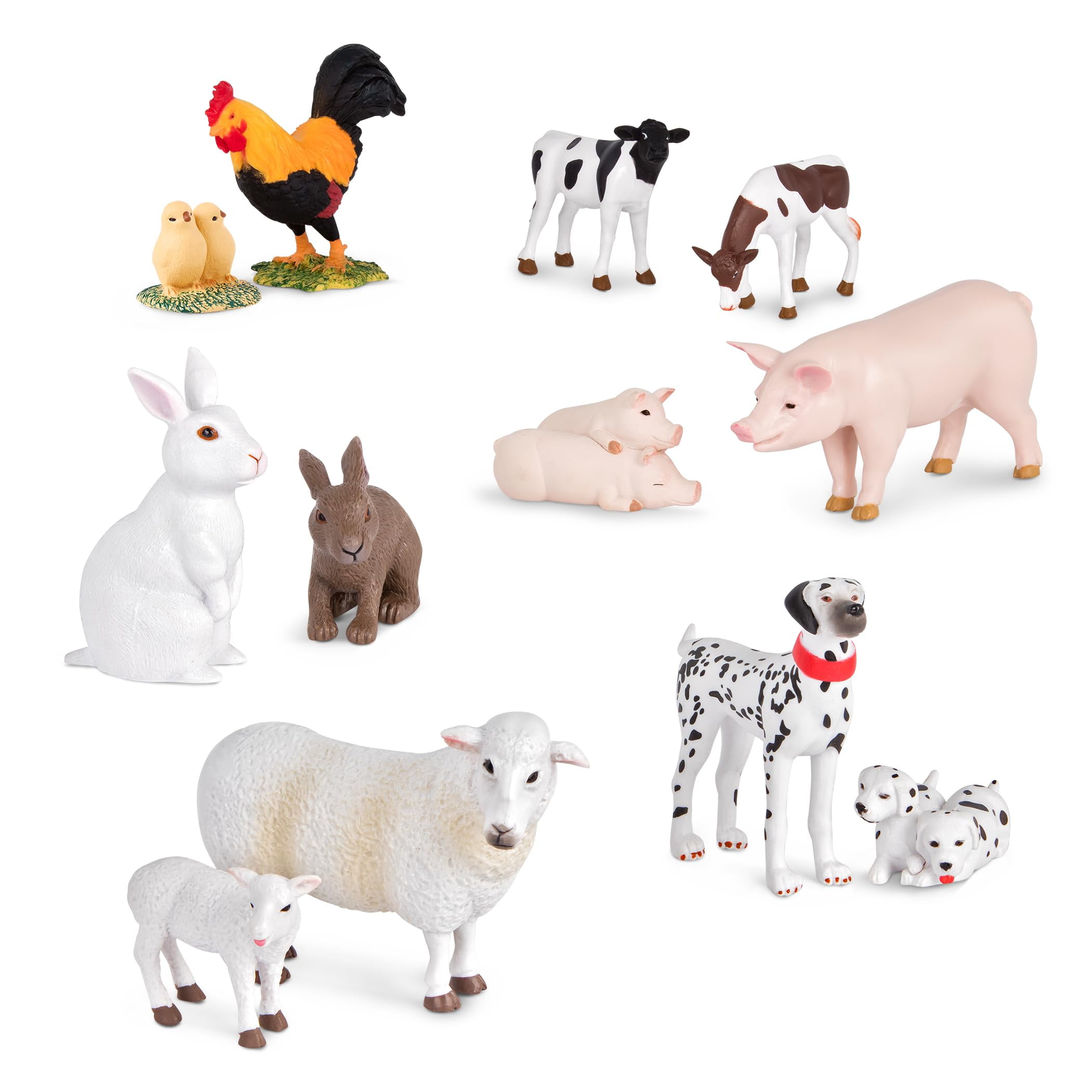 Toy Farm Animals - Cows, Dogs, Pigs & More - Realistic & Detailed ...