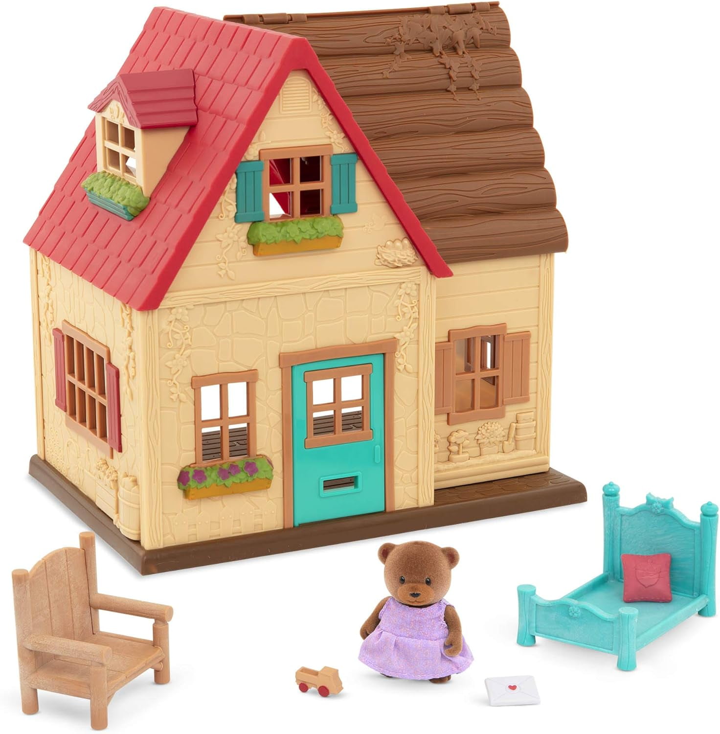 Toy Figures Playset – Miniature School Playhouse – Stackable ...