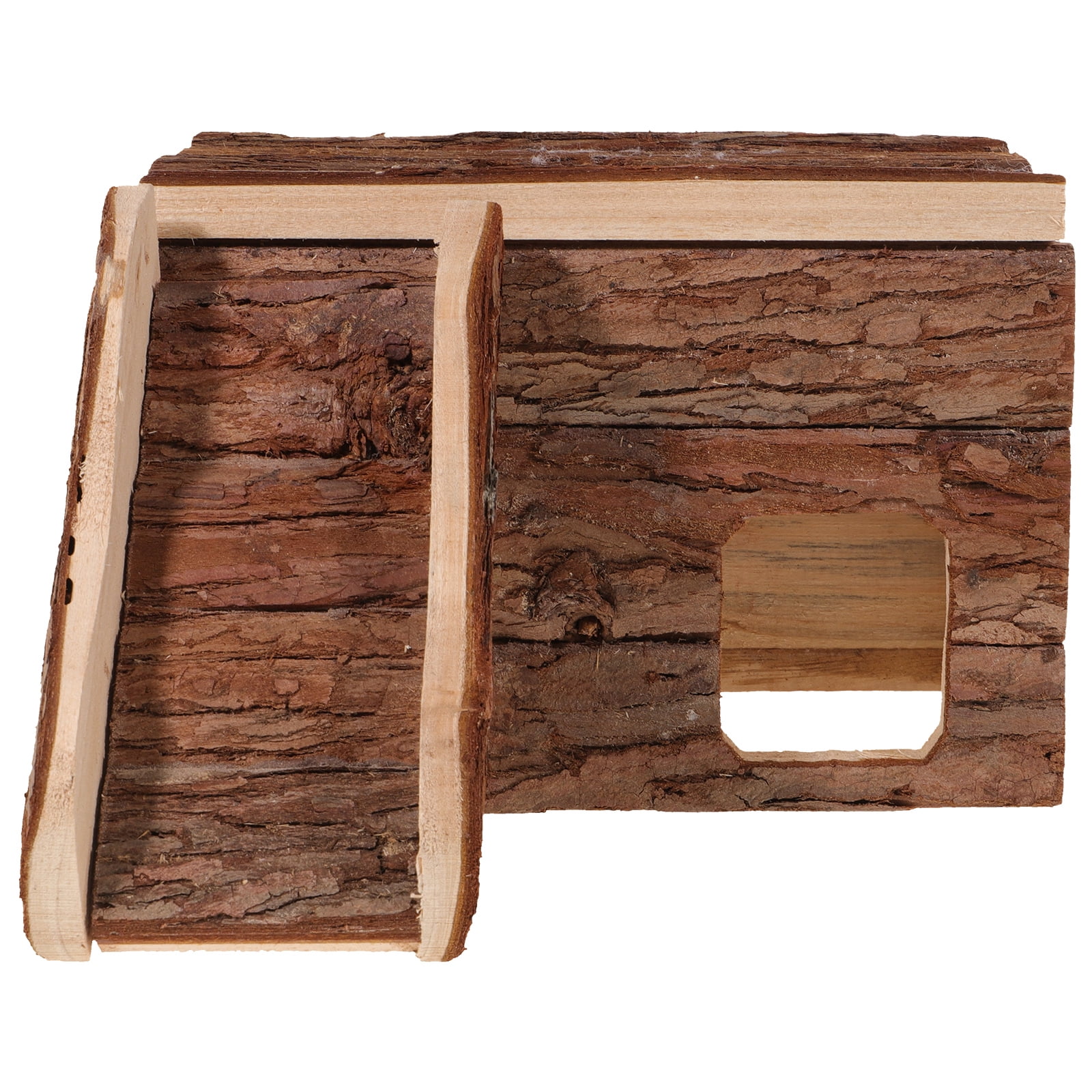 Toy Hamster Cabin Pet Playhouse Handmade Hamster House 21X13X10CM ...