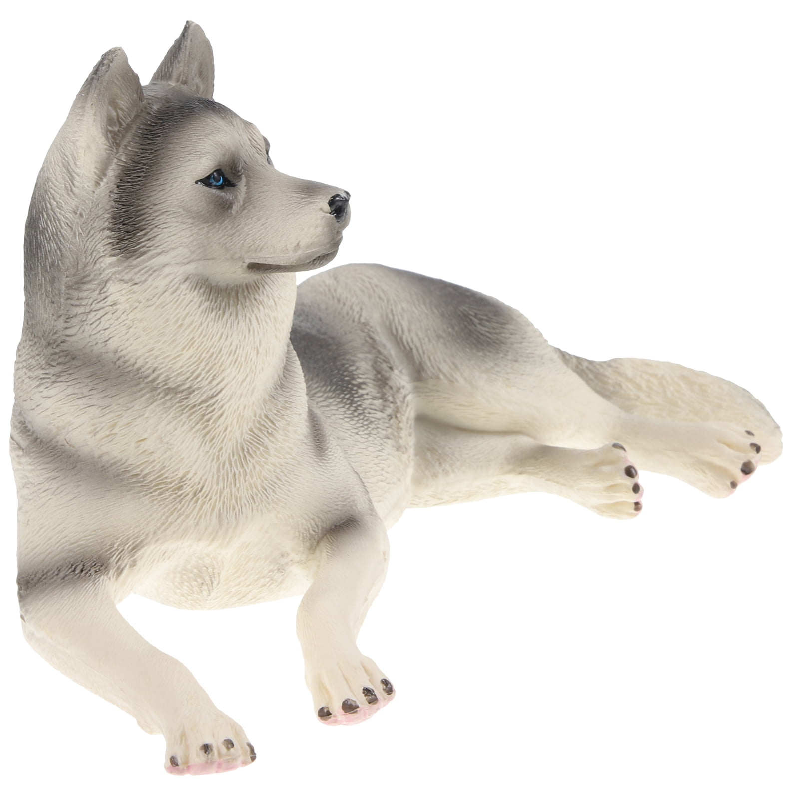 Toy Husky Model Play Puppy Figurine Fake Dog Figure - Walmart.com