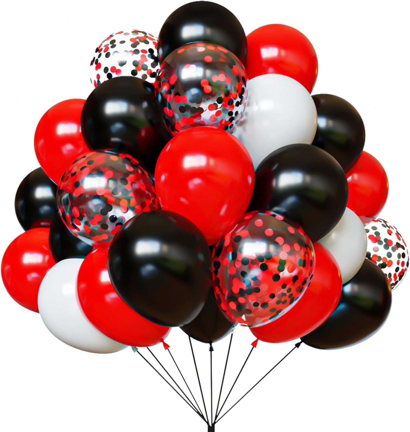 Toy Inspired Story Balloons, 67pcs 12 Inch Cow Pattern Cloud Yellow Red ...