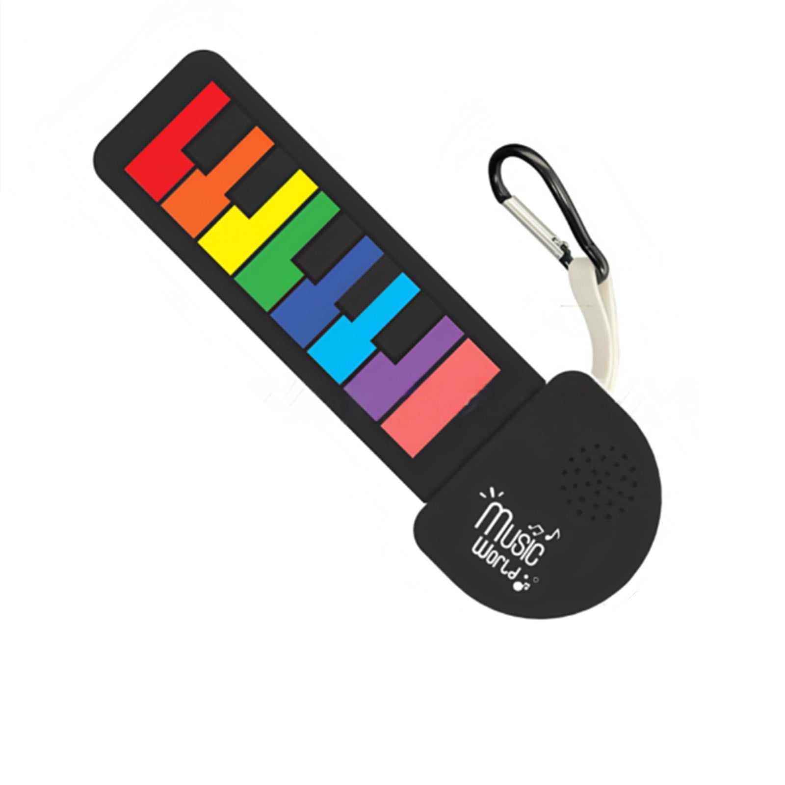 Toy Instrument Mini Piano Guitar Electronic Music Keychain for Kids ...