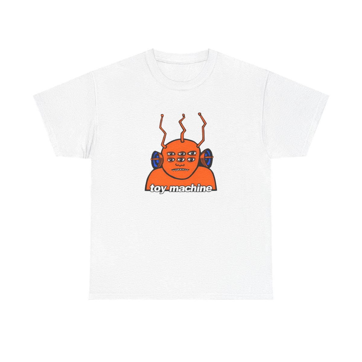Toy Machine Orange Funky Alien Vintage Skateboarding T Shirt Design ...