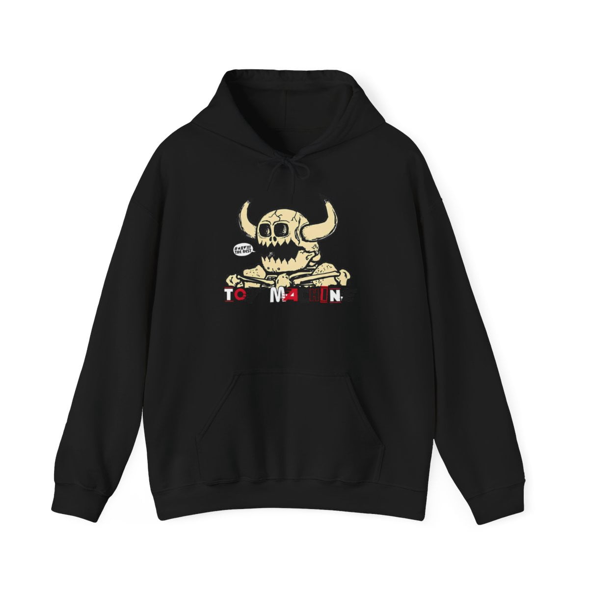 Toy Machine Skull Vintage Skateboarding Hoodie Design - 2XL / Black ...