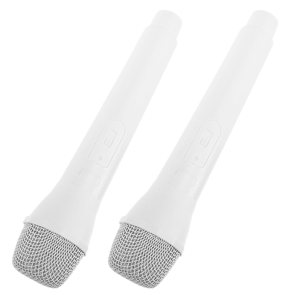 Koolleo 2pcs Creative Microphone Prop Simulated Microphone Pretend ...
