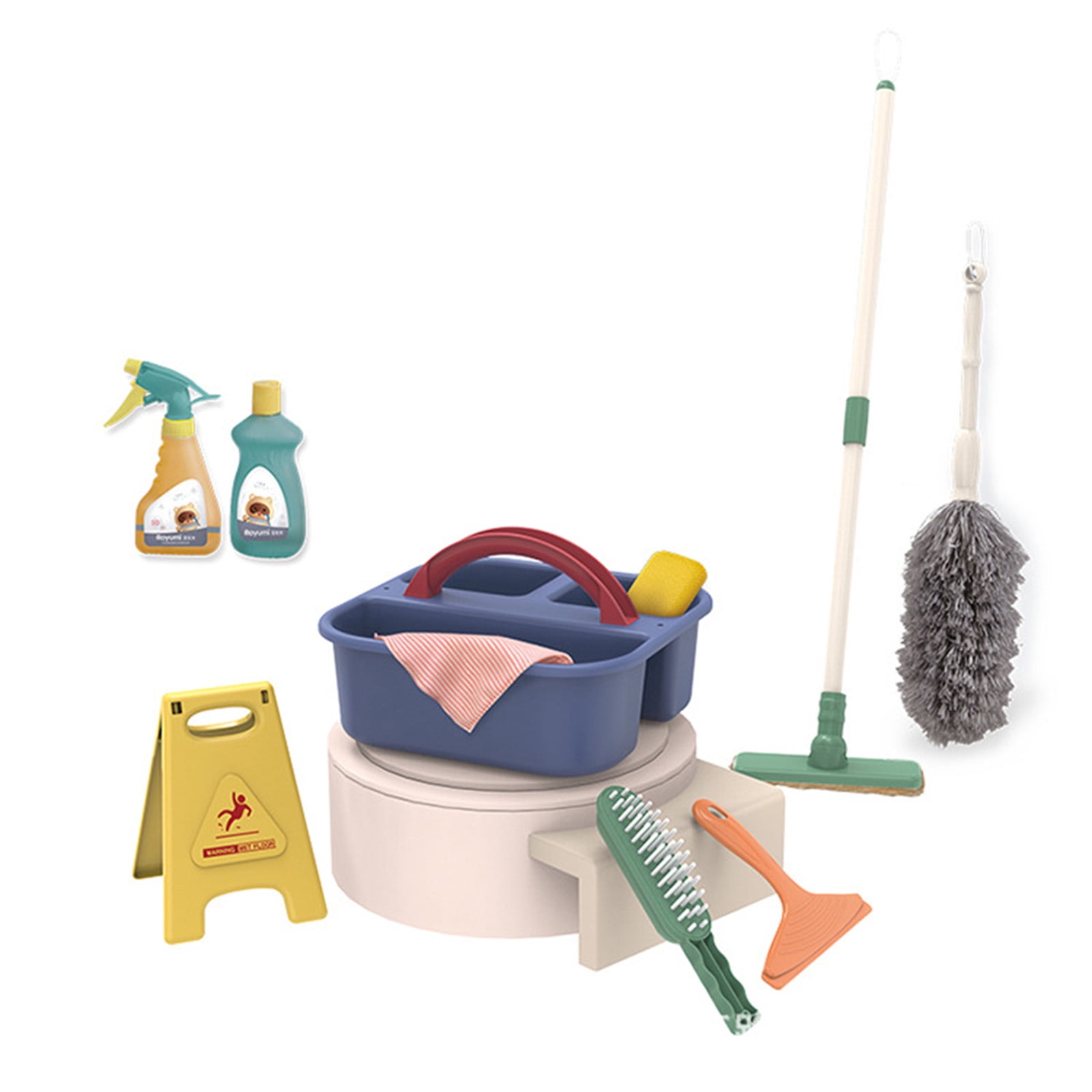 Toy Model Cleaning Product Brush Mop Mini Figurine Simulation Home ...