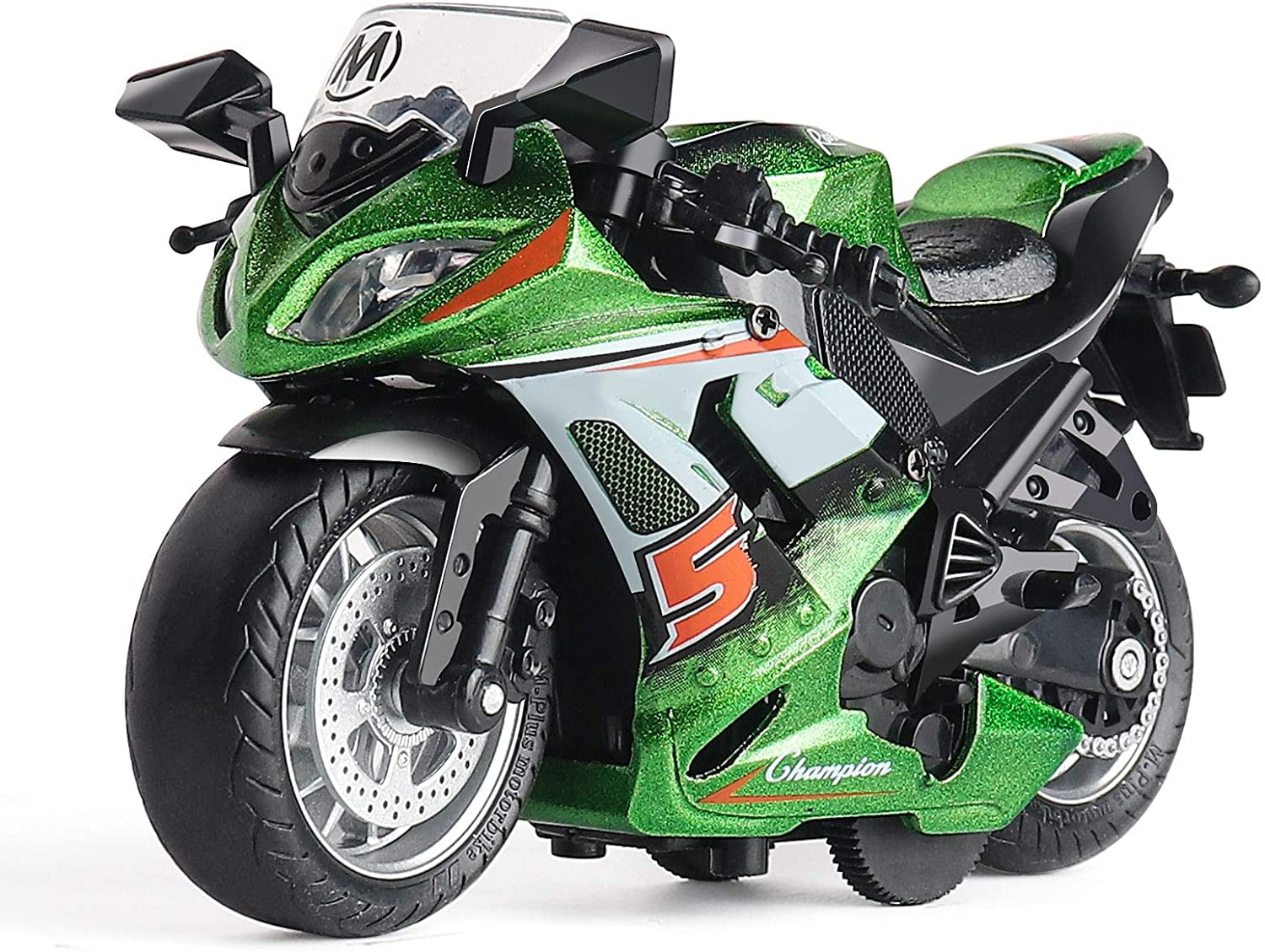 Toy Motorcycle - Pull Back Toy Car with Sound and Light Toy,Toy ...