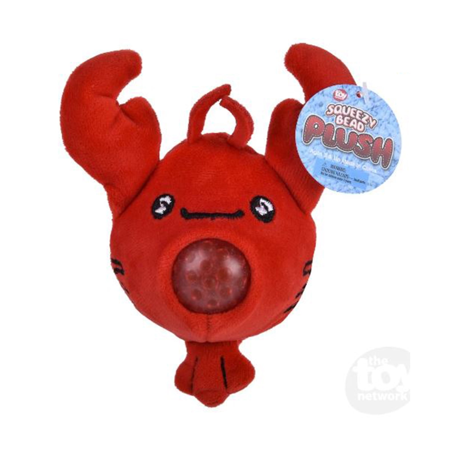 Toy Network Lobster 4 Inch Squeezy Bead Plush Figure - Walmart.com