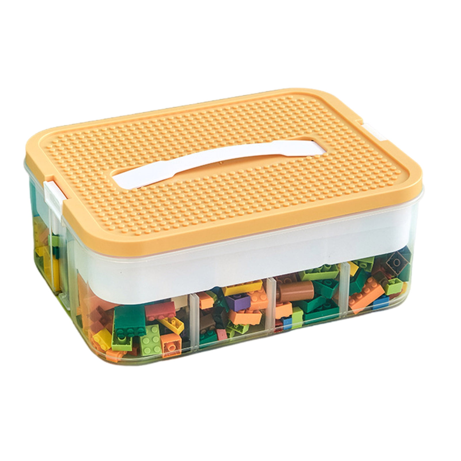 Toy Organizer 12l Building Block Toy Storage Box Stackable Organizer ...