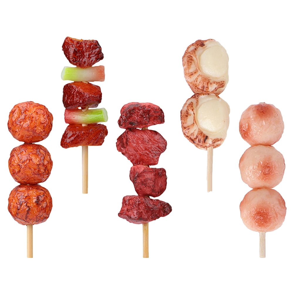 FRCOLOR 5Pcs Decorative Fake Barbecues Wearresistant Photo Props ...