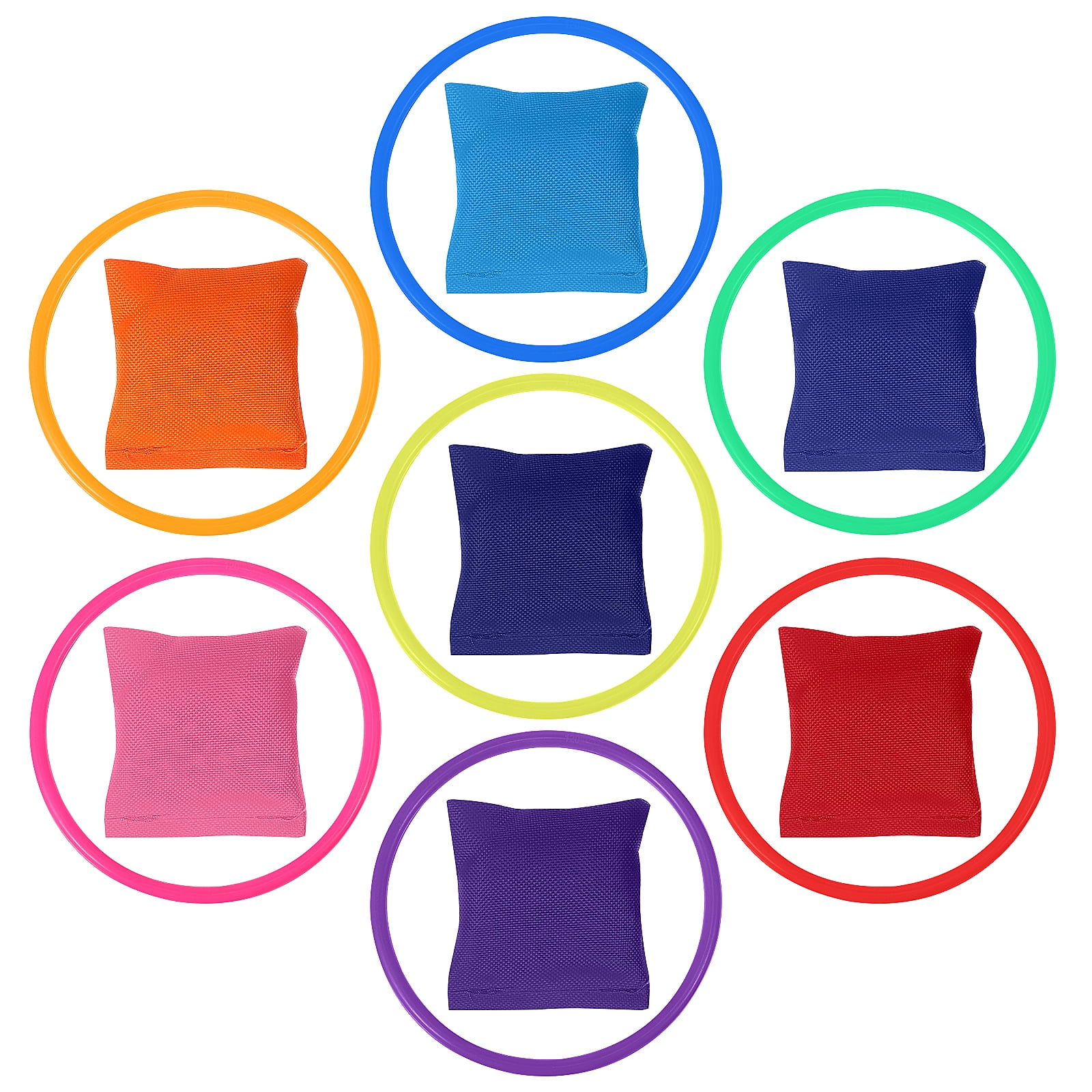 Toy Ring Bean Bags for Kids Beanbag Toss Game Rings Yard Games Toys ...