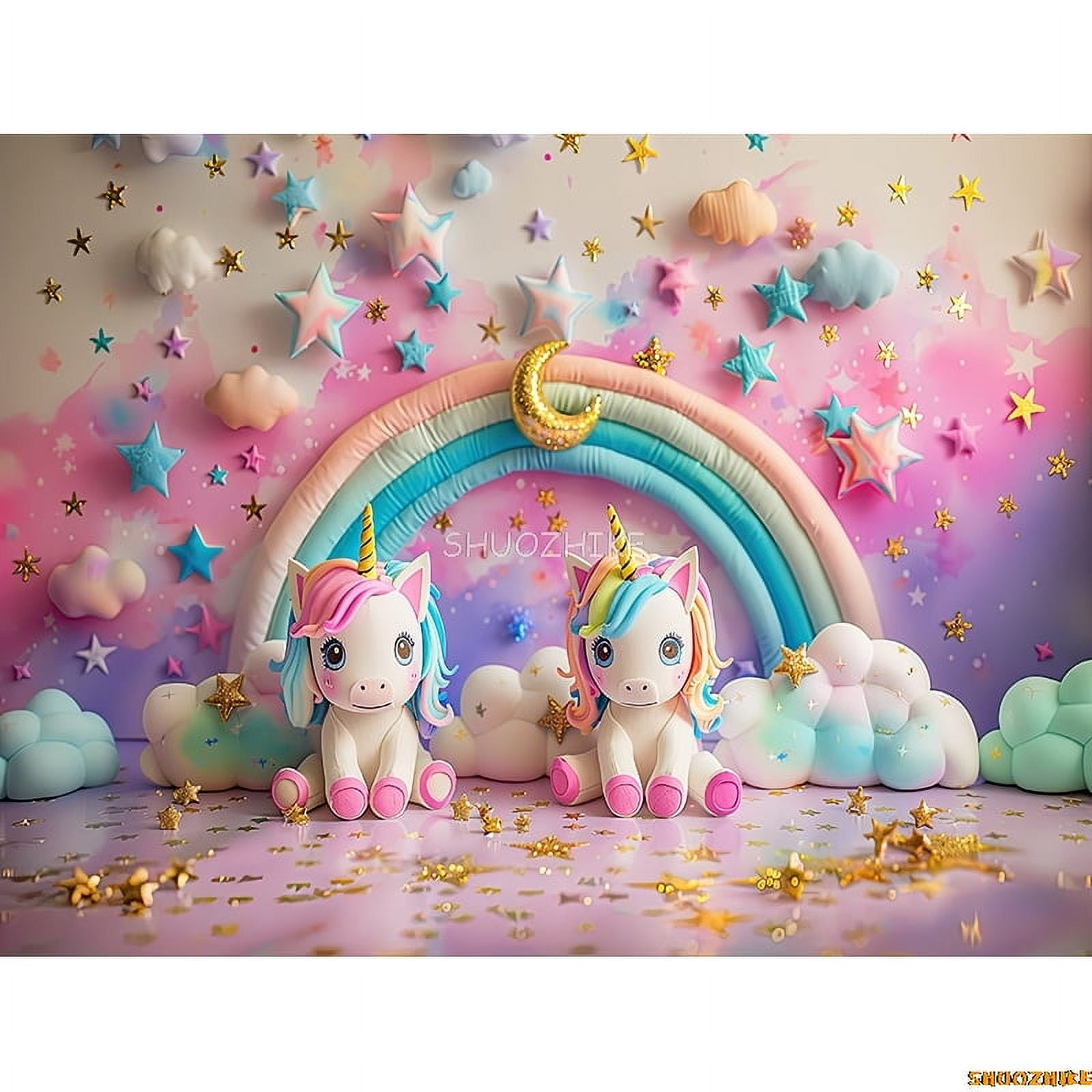 Toy Room Unicorn Balloons Door Photography Backdrops Lighthouse Cloud ...