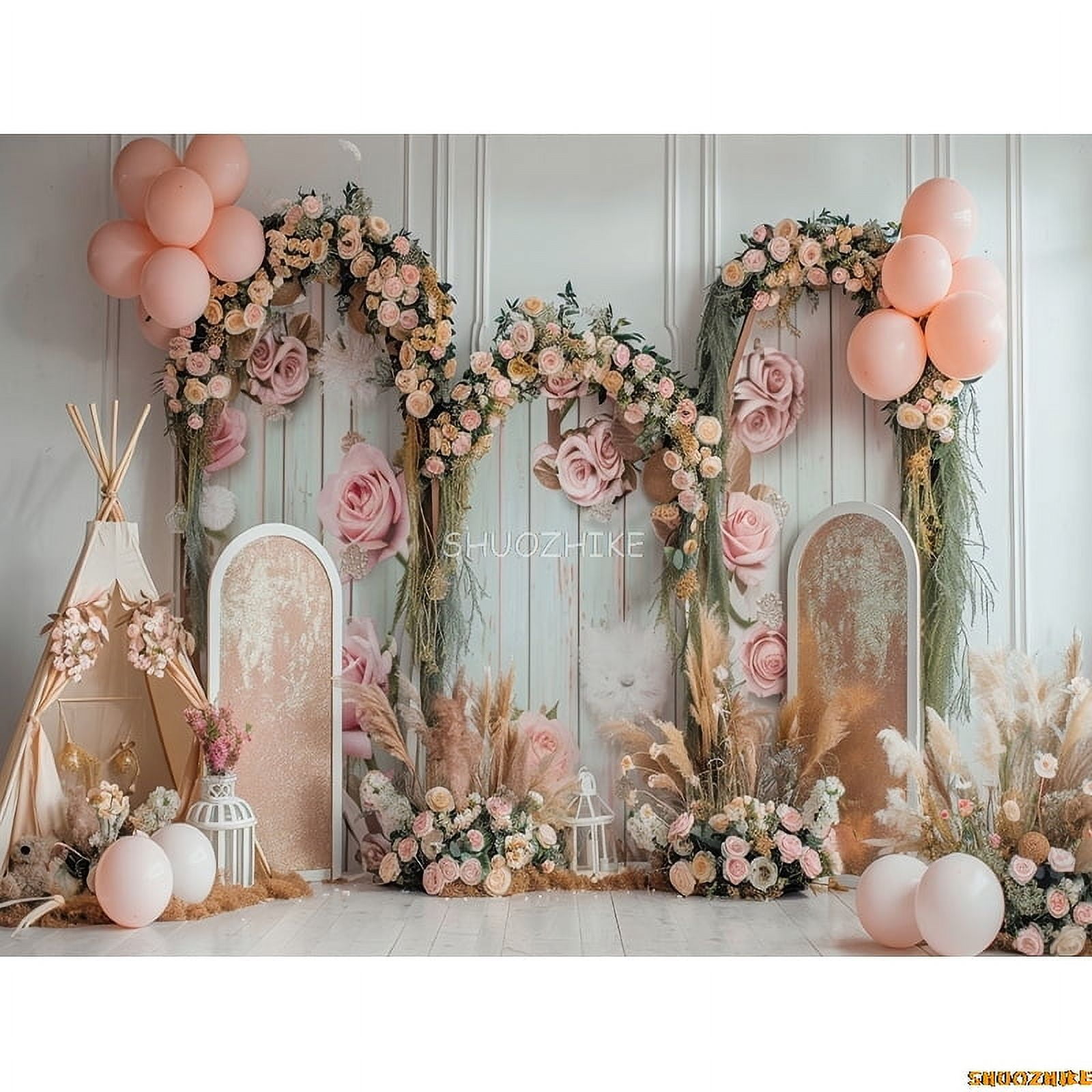 Toy Room Unicorn Balloons Door Photography Backdrops Lighthouse Cloud ...