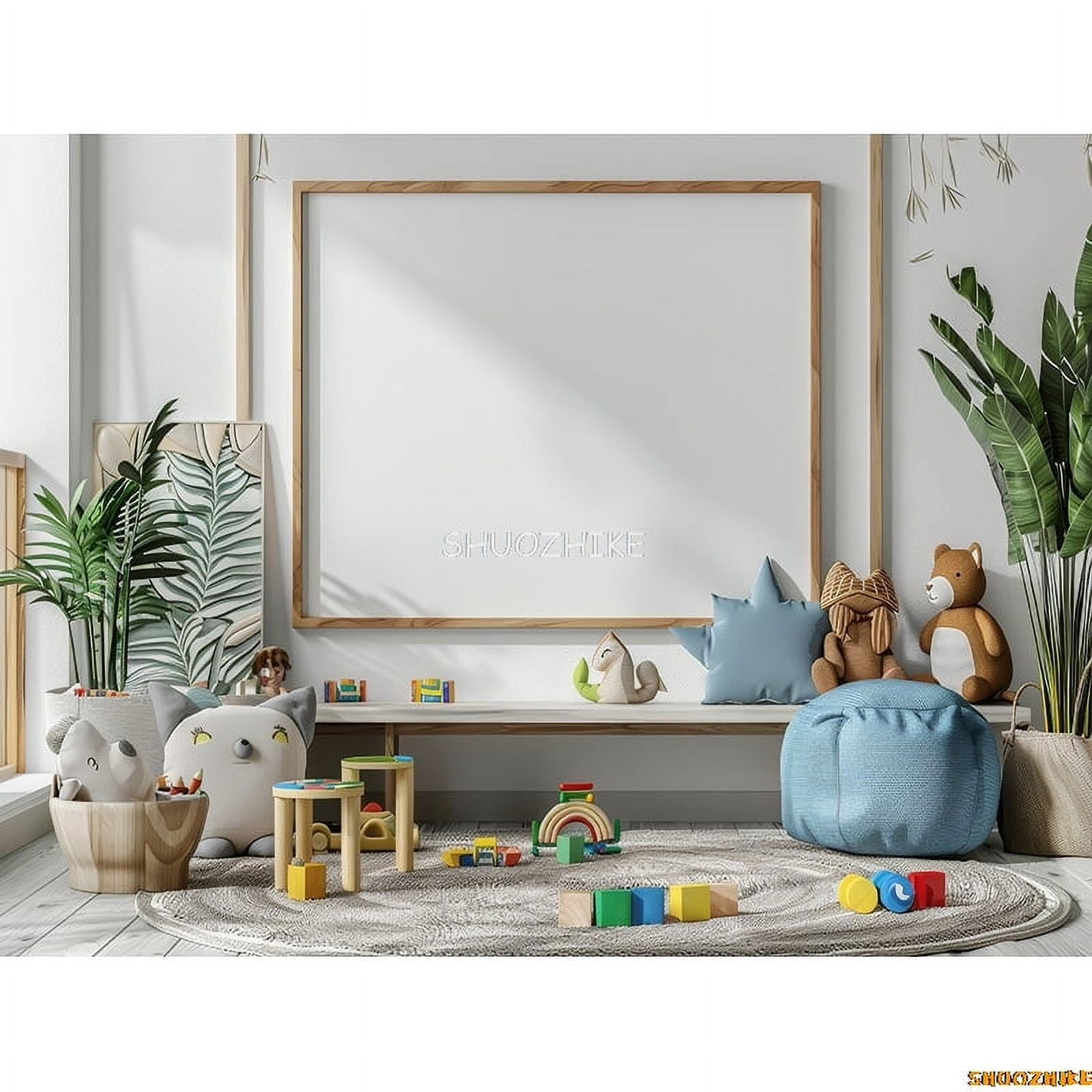 Toy Room Unicorn Balloons Door Photography Backdrops Lighthouse Cloud ...