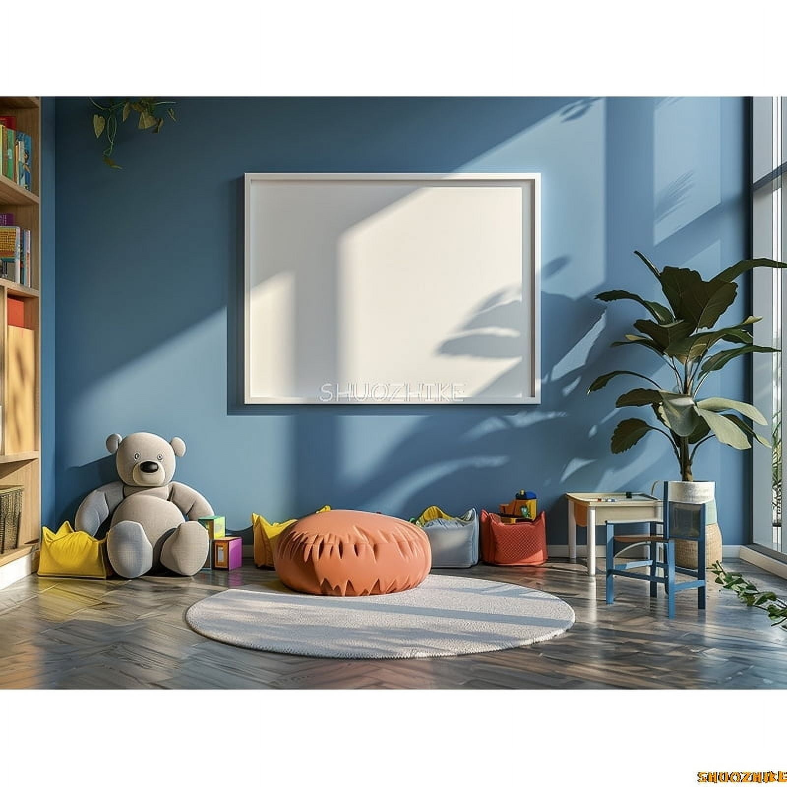 Toy Room Unicorn Balloons Door Photography Backdrops Lighthouse Cloud ...