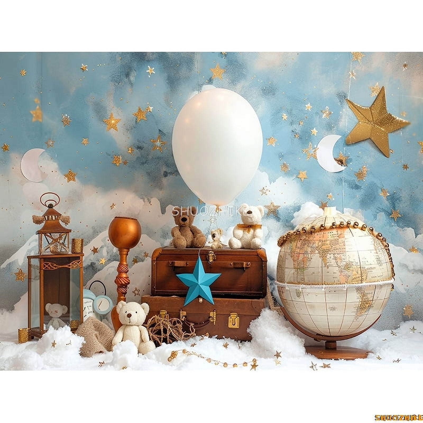 Toy Room Unicorn Balloons Door Photography Backdrops Lighthouse Cloud ...