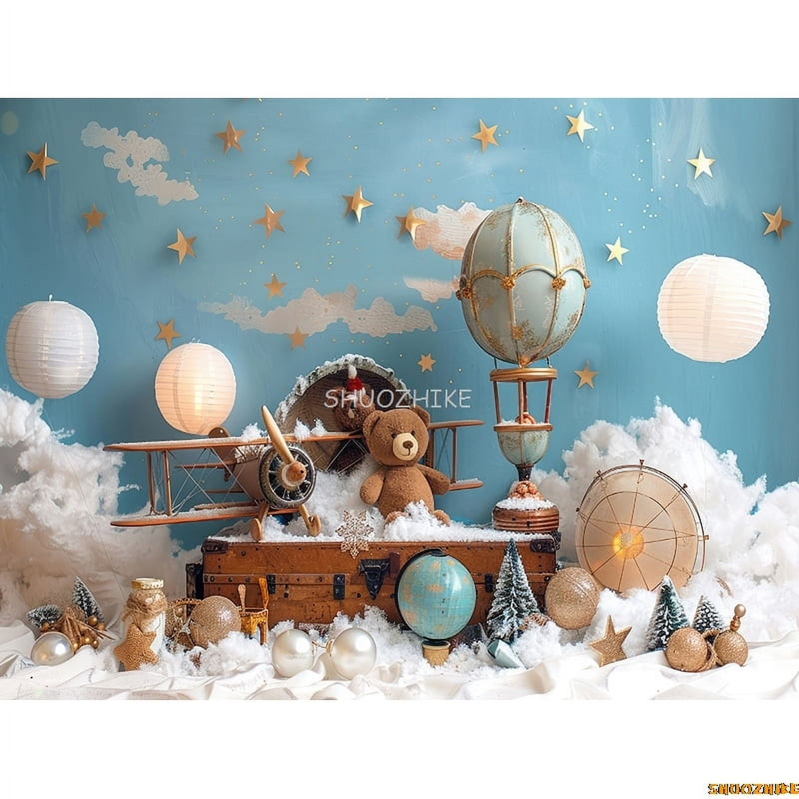 Toy Room Unicorn Balloons Door Photography Backdrops Lighthouse Cloud ...