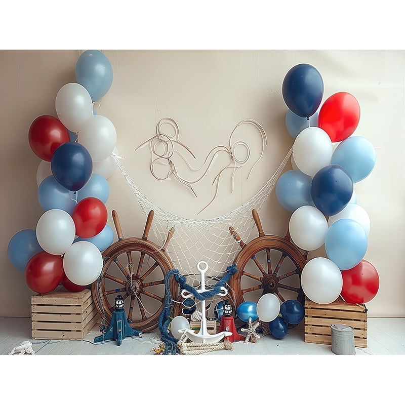 Toy Room Unicorn Balloons Door Photography Backdrops Lighthouse Cloud ...