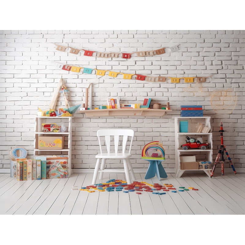 Toy Room Unicorn Balloons Door Photography Backdrops Lighthouse Cloud ...