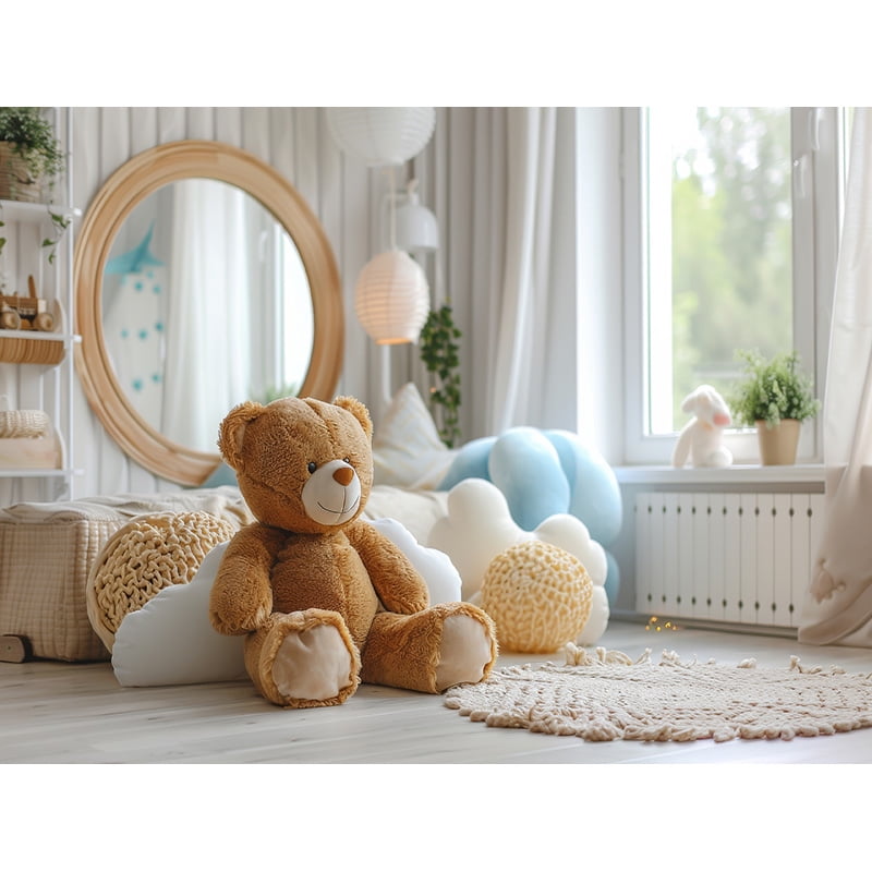 Toy Room Unicorn Balloons Door Photography Backdrops Lighthouse Cloud ...