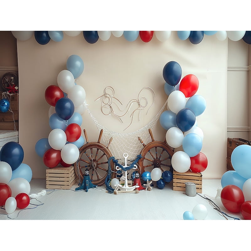 Toy Room Unicorn Balloons Door Photography Backdrops Lighthouse Cloud ...