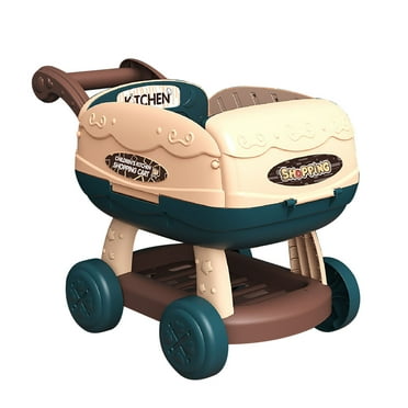 Costway Kids Snacks & Sweets PRETEND Food Cart Toy Play Set with 30 PCS ...