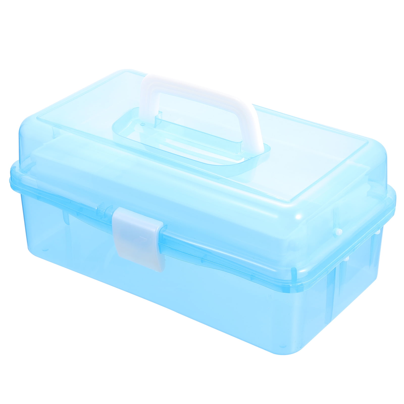 HEMOTON Blue Plastic Storage Box for Home Portable and Compact Perfect ...