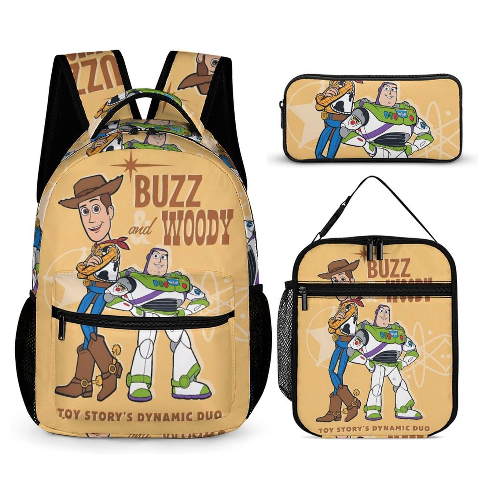 Toy St-ory Buzz- Lightyear Bag Backpack, 3Pcs Anime Cartoon Backpack ...