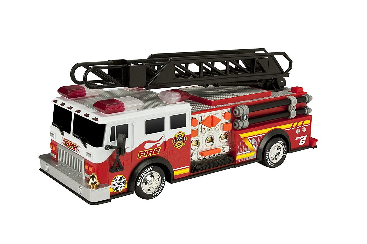 Toy State 14" Rush And Rescue Police And Fire - Hook And Ladder Fire ...