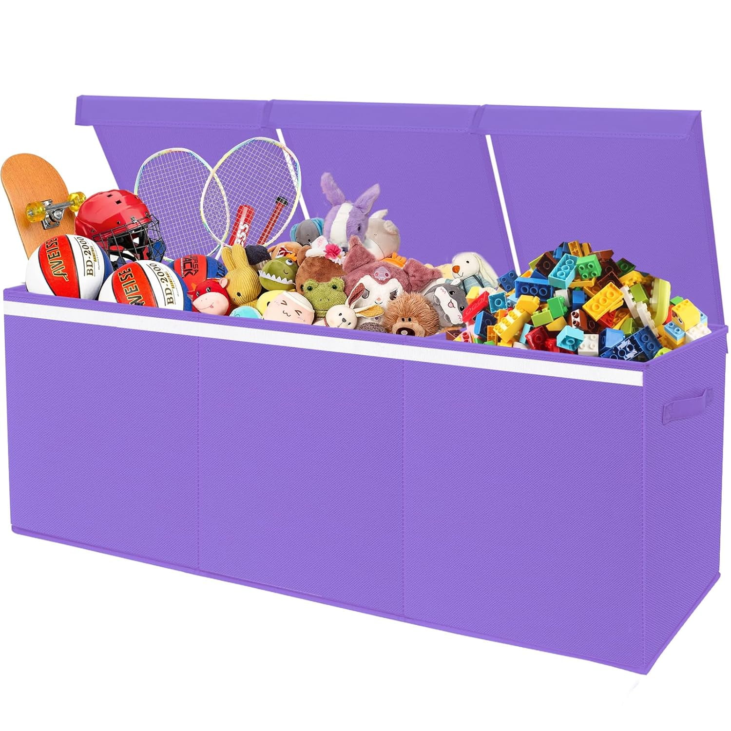 Toy Storage Box for Kids,Extra Large Toy Box Chest with Lids,Foldable ...