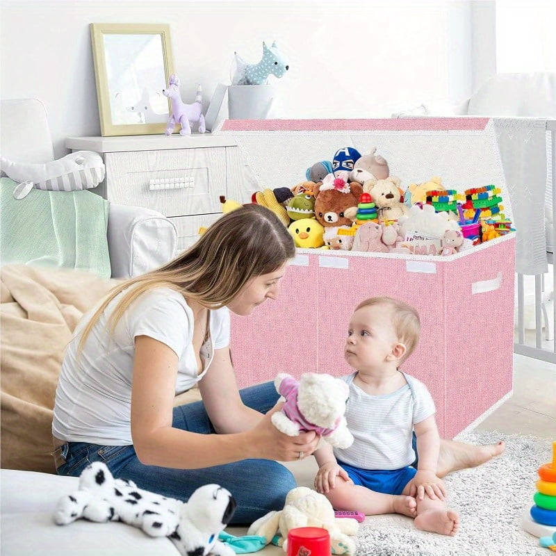 Toy Storage Box for Girls Large Toy Chest Boxes Organizers and Storage ...