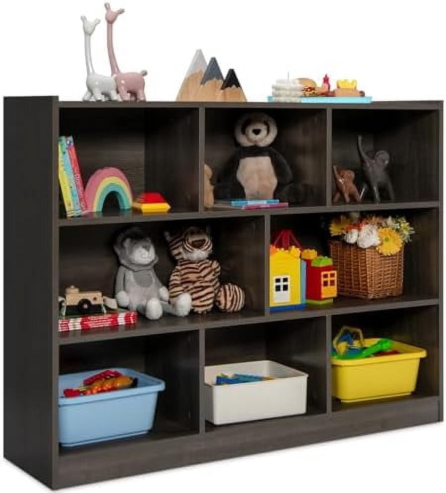 Toy Storage Organizer, 8-Section Display Shelf Cabinet for Organizing ...