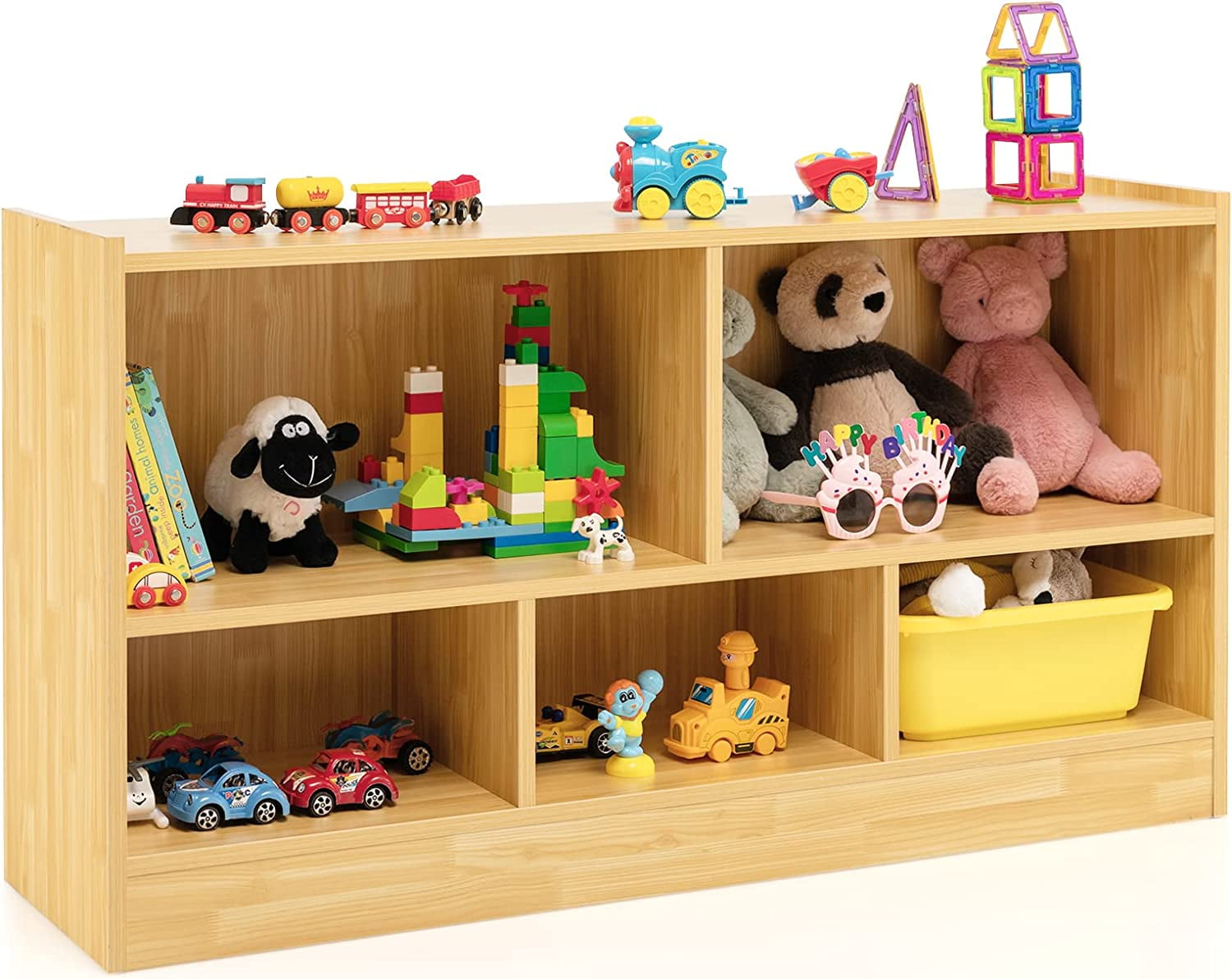 Toy Storage Organizer for Kids, 5-Section School Classroom Storage ...