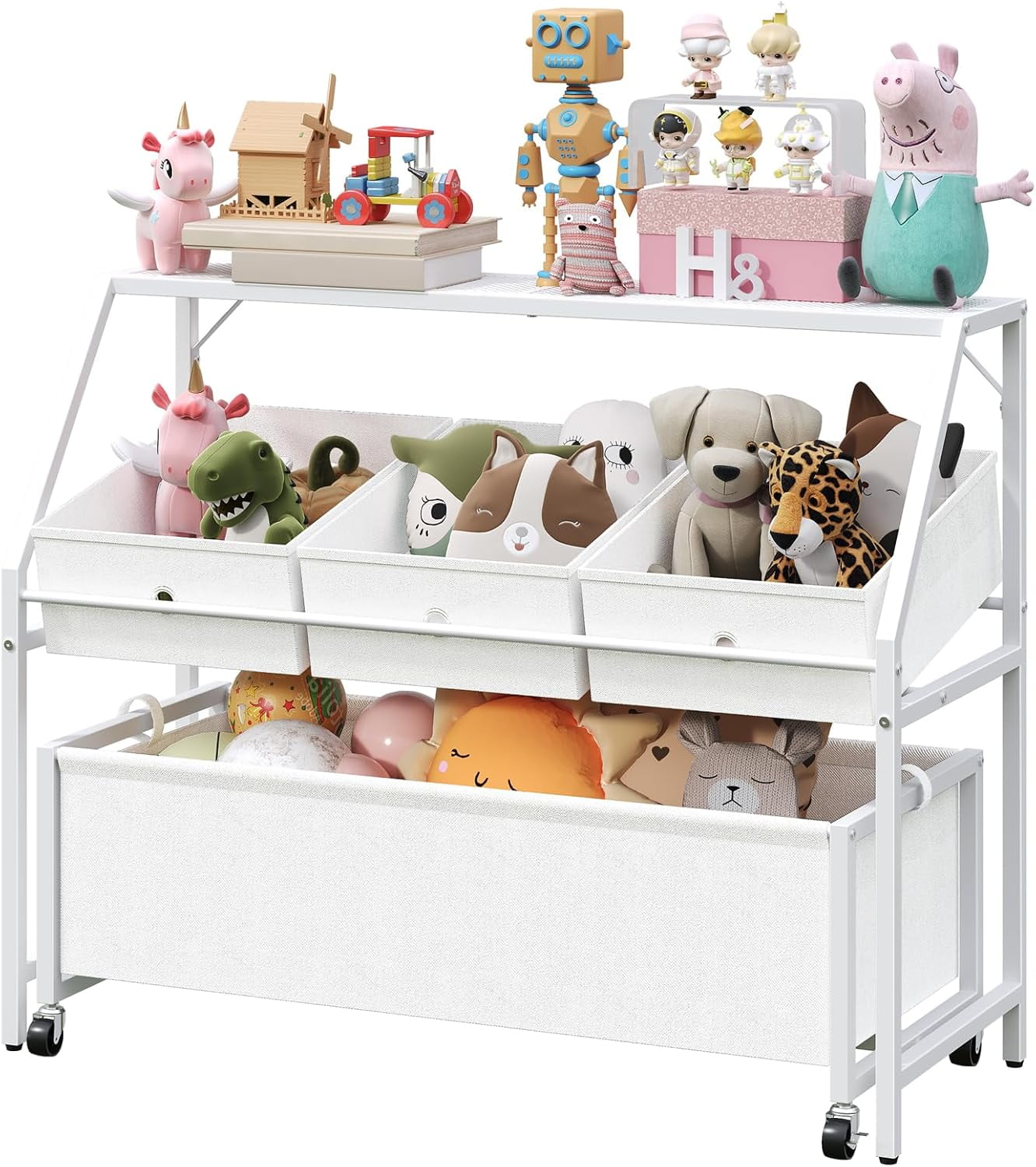 Toy Storage Organizer, Kids Toy Organizers and Storage Bins, Toy ...