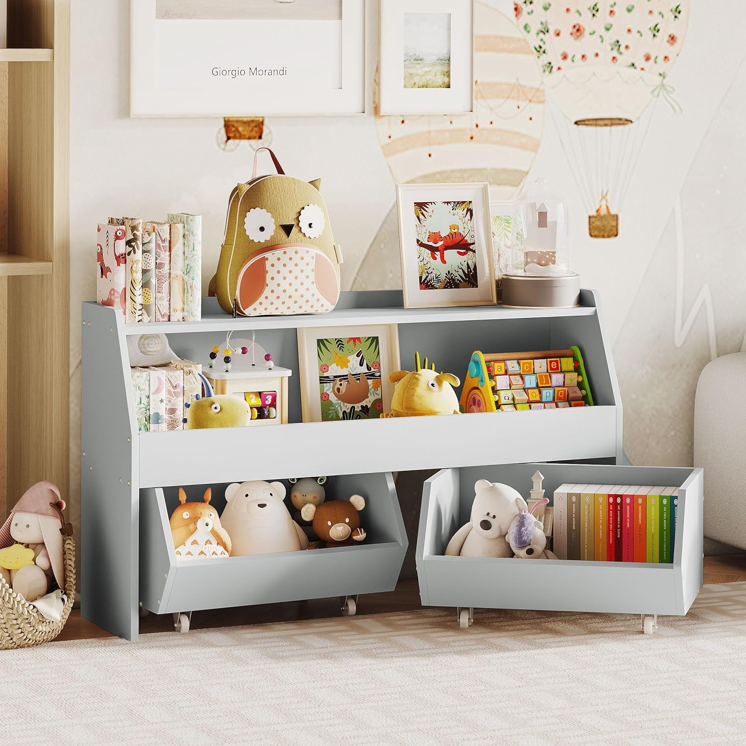 Toy Storage Organizer for Kids, Toy Storage Cabinet with Drawers, Boys ...