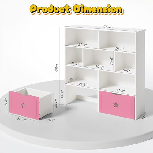 Toy Storage Organizer, Large Toy Organizers and Storage, Boys Toy Shelf ...