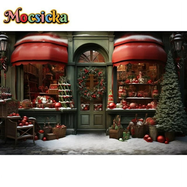 Toy Store Christmas Backdrops Adult Kids Cake Smash Photocall Winter ...