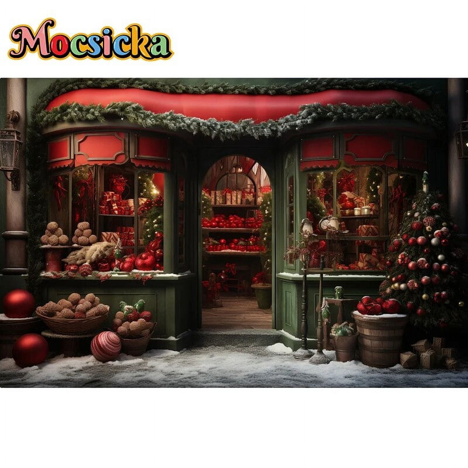 Toy Store Christmas Backdrops Adult Kids Cake Smash Photocall Winter ...