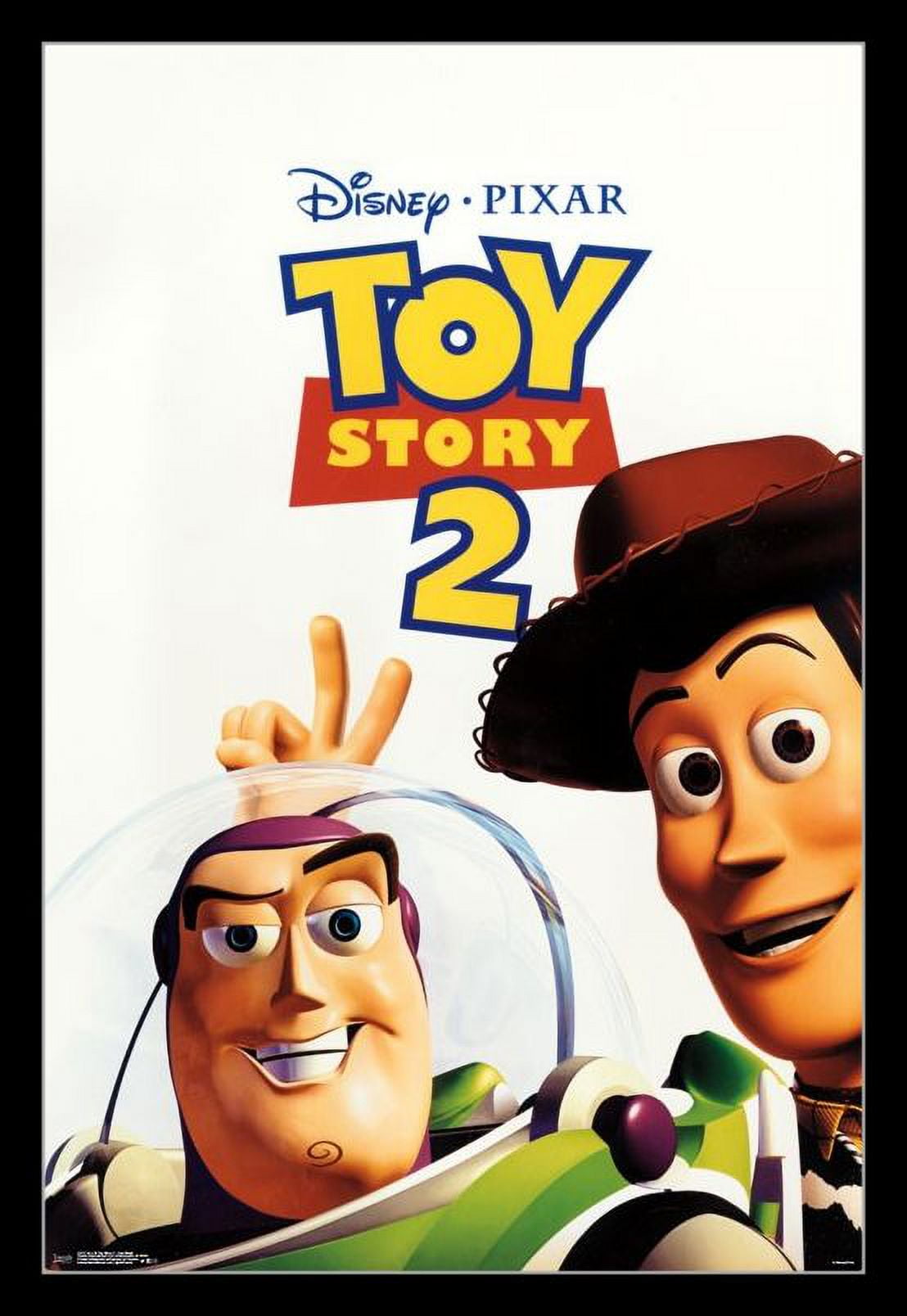 Toy Story 2 - One Sheet Laminated & Framed Poster Print (24 x 36 ...