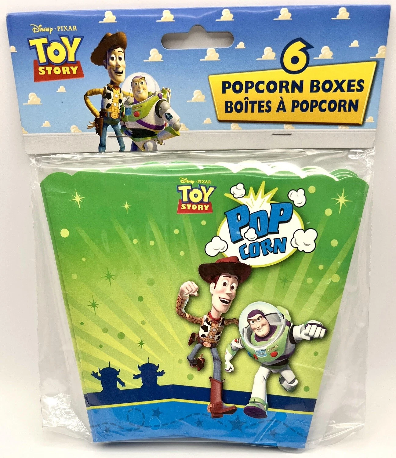 Toy Story 3 Disney Pixar Movie Kids Birthday Party Favor Paper Popcorn ...