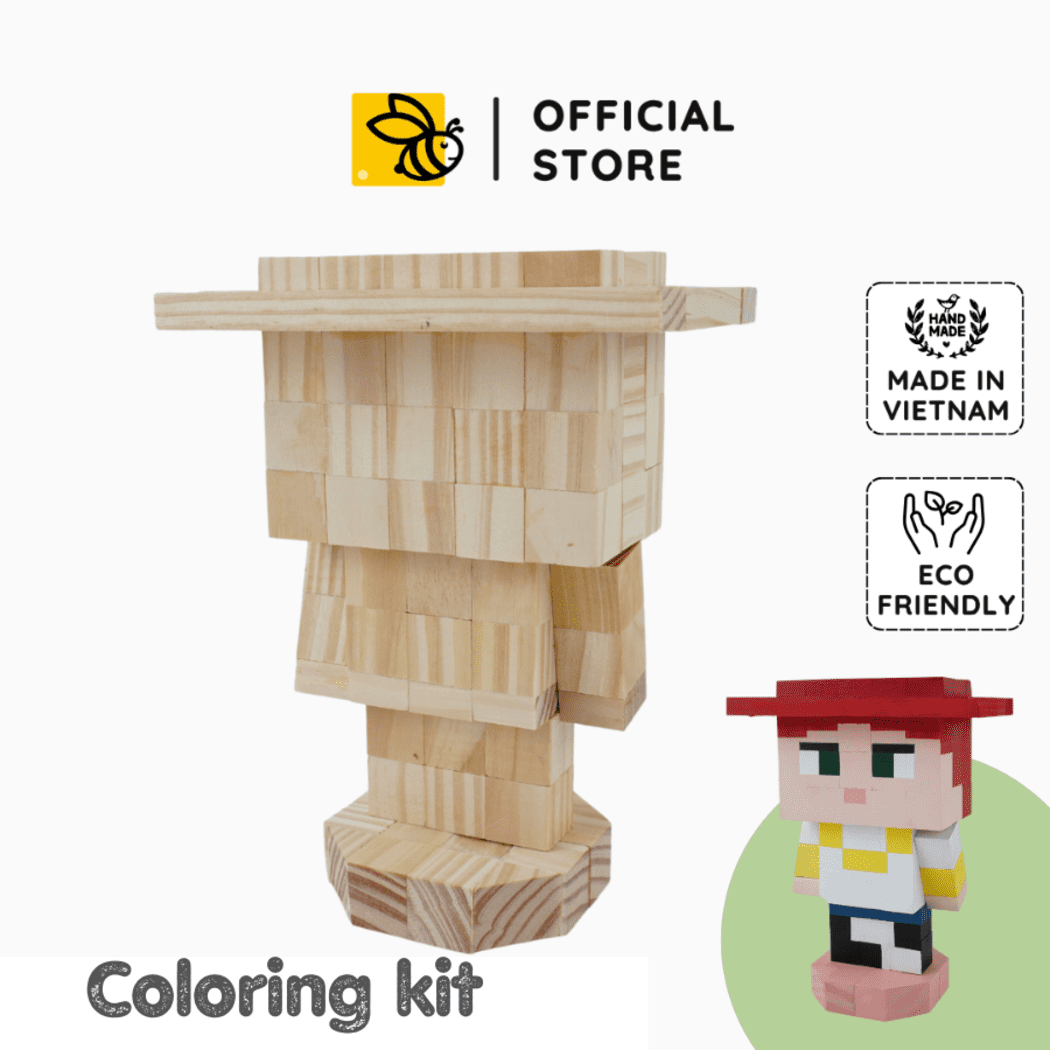Toy Story 3D Wooden Model – Minecraft-Style DIY Pixel Art Gift & Decor ...