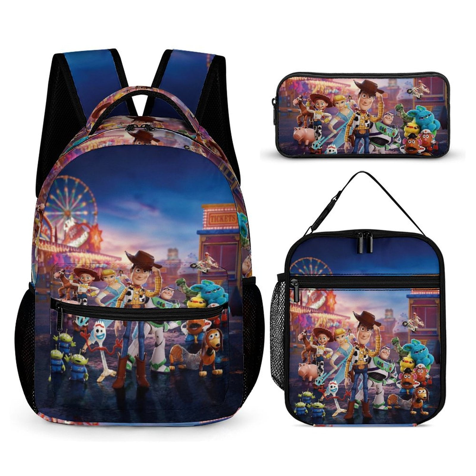 Toy Story 3Pcs BookBag Backpacks Sets with Lunch Bag And Pencil Case ...