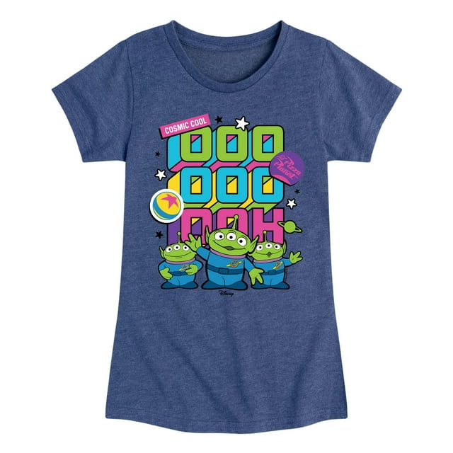 Toy Story 4 - Aliens Ooo Stacked - Toddler & Youth Girls Short Sleeve ...