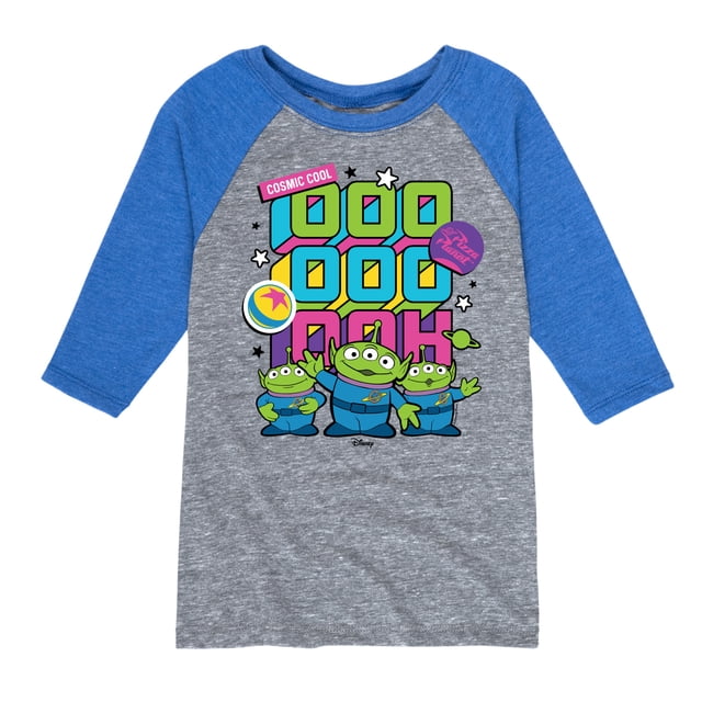 Toy Story 4 - Aliens Ooo Stacked - Toddler & Youth Raglan Graphic T ...