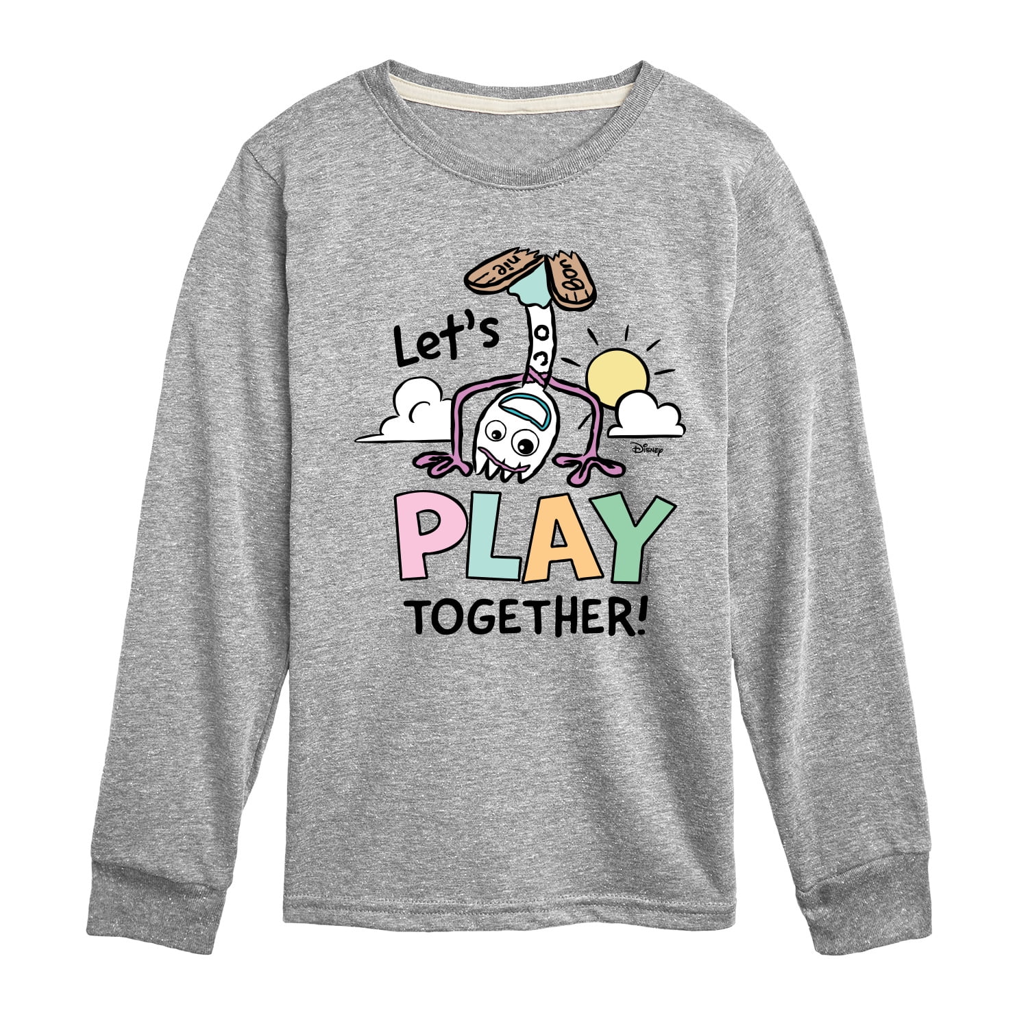 Toy Story 4 - Forky Lets Play Together - Toddler & Youth Long Sleeve ...