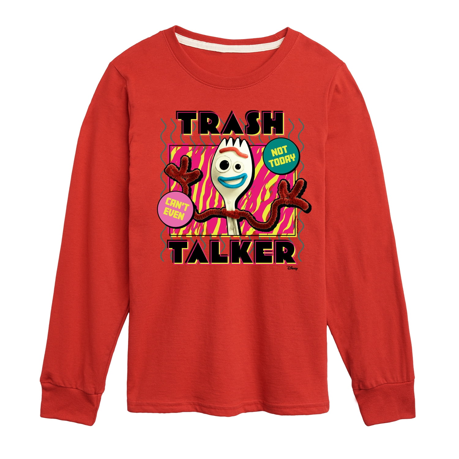 Toy Story 4 - Forky Trash Talker - Toddler & Youth Long Sleeve Graphic ...