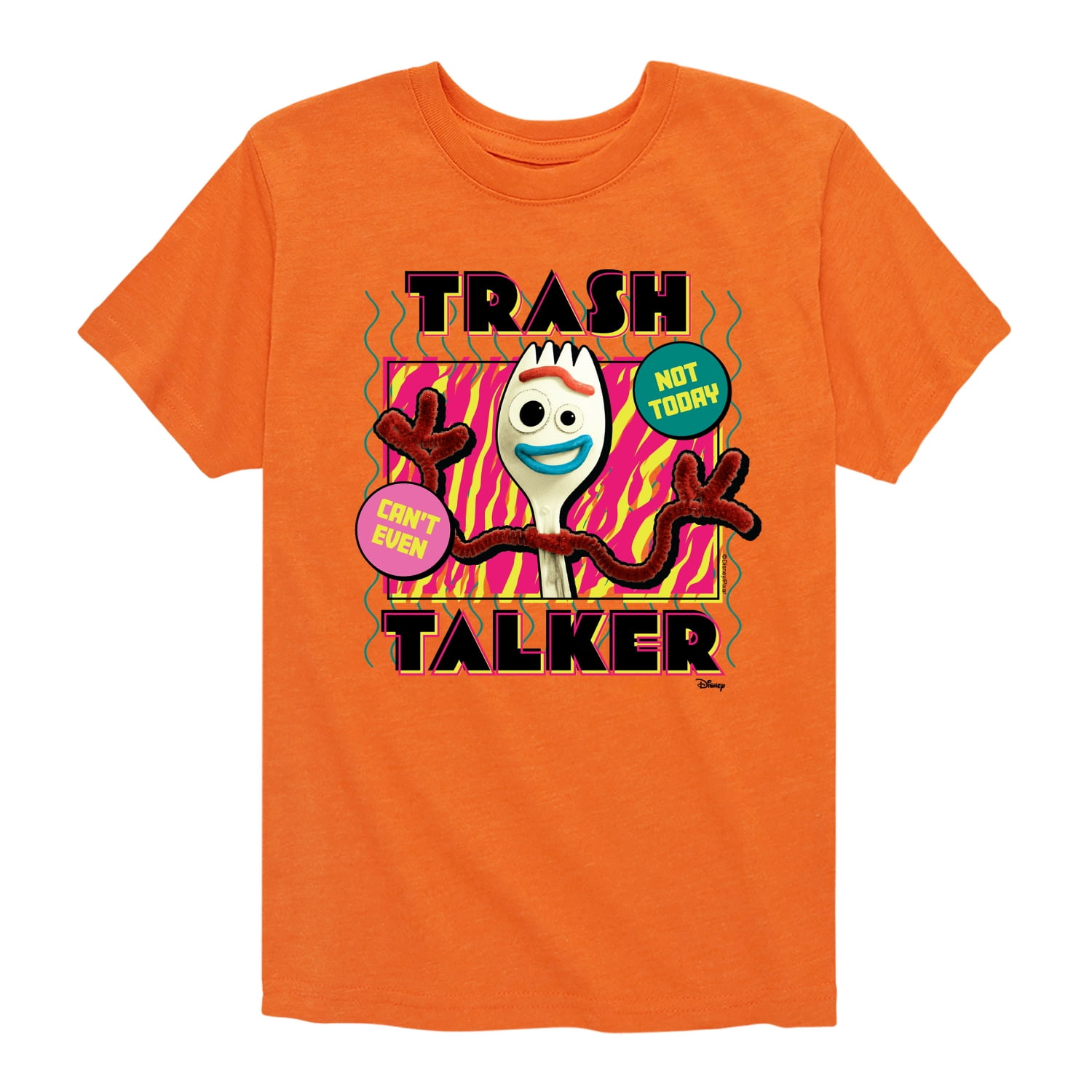 Toy Story 4 - Forky Trash Talker - Toddler & Youth Short Sleeve Graphic ...