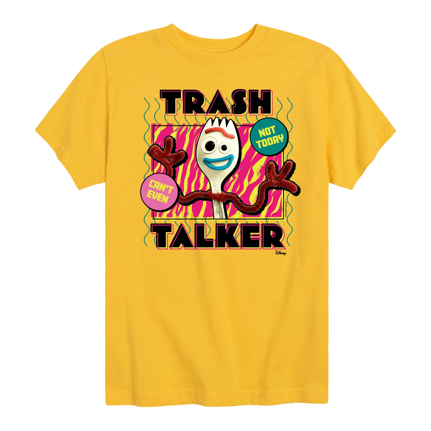 Toy Story 4 - Forky Trash Talker - Toddler & Youth Short Sleeve Graphic ...